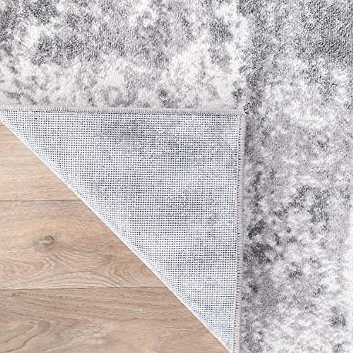 Rugshop Distressed Abstract Area Rug 3'3"x 5' Gray