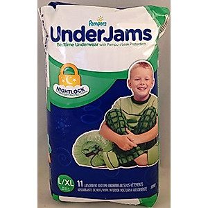 Pampers UnderJams Bedtime Underwear Boys, Size L/XL, 11 ct