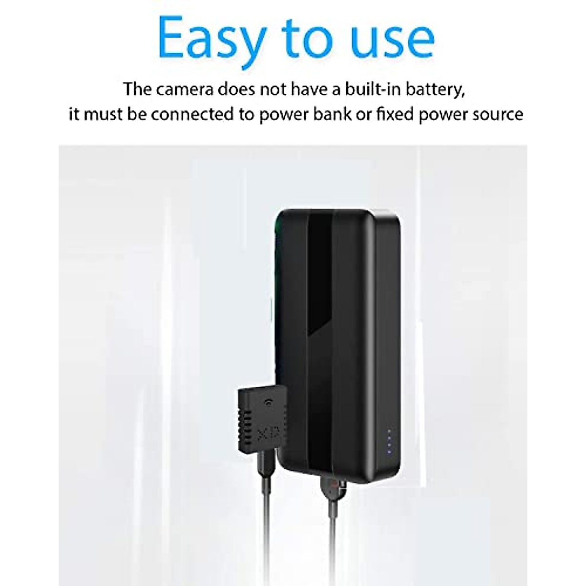 Mini Spy Camera WiFi, Smallest Hidden Cameras HD1080P for Home Security Surveillance with Video Small Portable Nanny Cam with Phone App, Motion Detection, Night Vision for Indoor