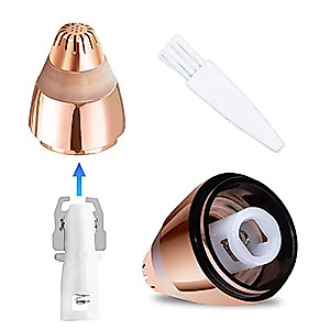 Replacement Heads for Finishing Touch Flawless Brows Eyebrow Facial Hair Remover, Rose Gold - Pack of 2