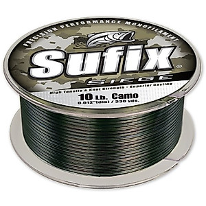 Sufix Siege 330-Yards Spool Size Fishing Line (Camo, 8-Pound)