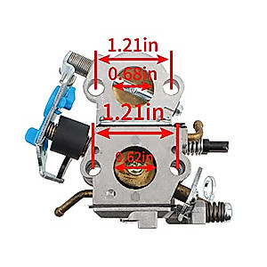 Carbbia WTA-29 Carburetor 544883001 with Tune up Kit for Husqvarna 461 460 455 455E Gas Chainsaw for Jonsered CS2255 Chain Saw Carb WTEA-1-1 C1M-EL35 544227401 544312901 544888301