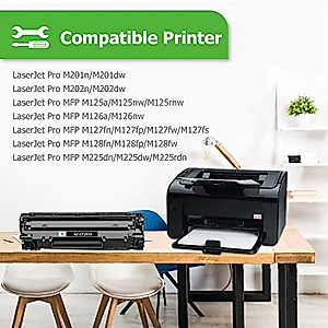 Aztech Compatible Toner Cartridge Replacement for HP 83A CF283A 83X CF283X LaserJet Pro MFP M127fw M125nw M201dw M225dw M225dn M127fn M201n M125a Printer Ink (Black, 2-Pack)