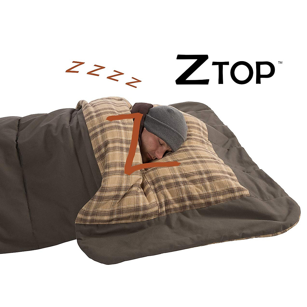Kodiak Canvas Z Top Sleeping Bag: 0°F, XLT (Extra Large Tall)