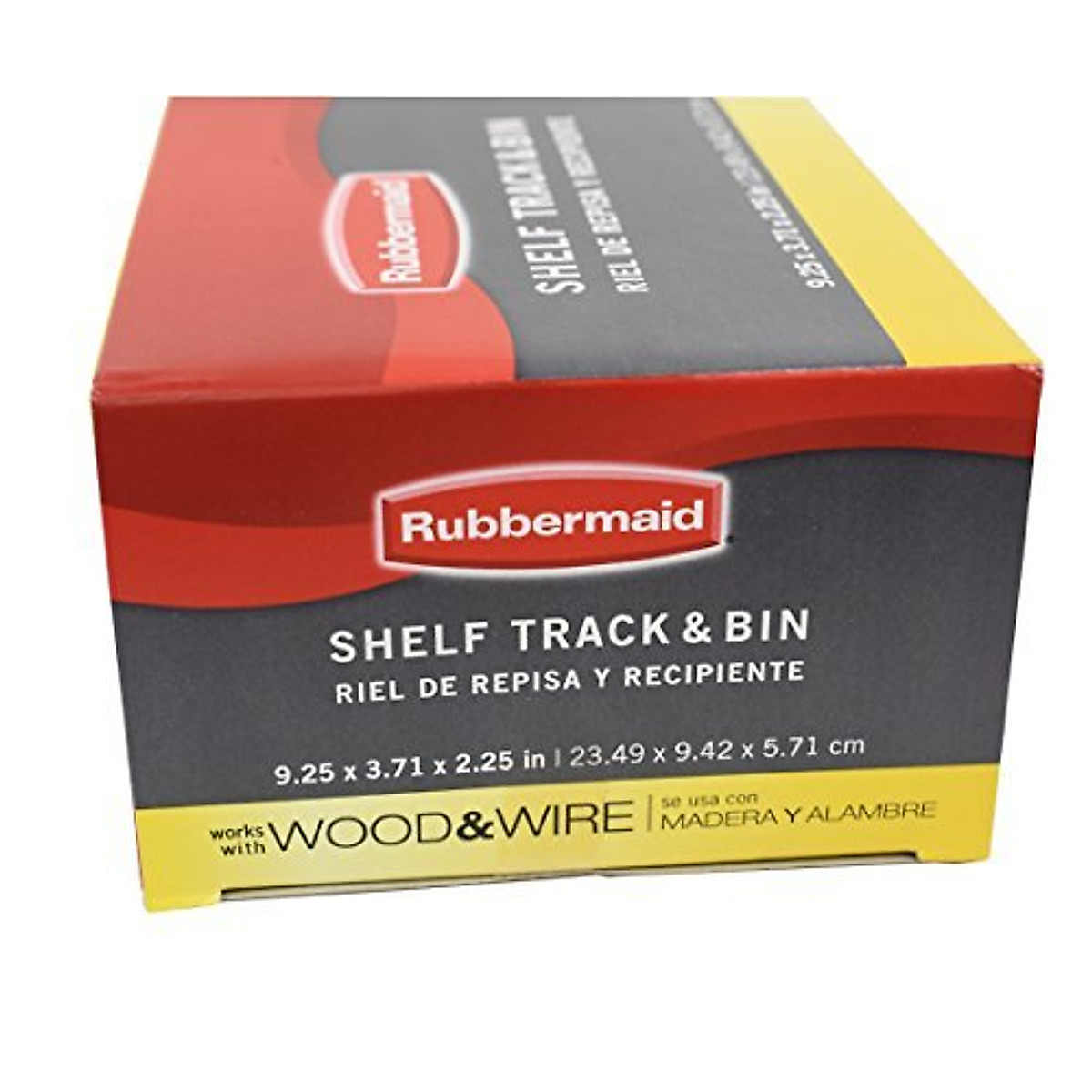 Rubbermaid Pantry Organization Shelf Track and Bin