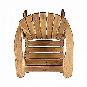 Christopher Knight Home Malibu Outdoor Acacia Wood Adirondack Rocking Chair, Natural Stained