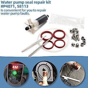 GRONGU Hot-tub Spa Pump Replacement Parts for Coleman Lay-Z-Spa SaluSpa Pump Repair Kit w/Impeller & Shafts #P4071, 58113…
