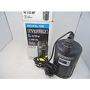 Everbilt 4/10 HP Waterfall Utility Pump-SUP80-HD