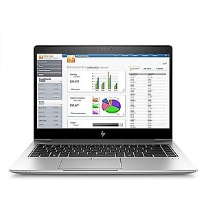 HP Elitebook MT44 14" FHD Business Laptop AMD Ryzen 3 2300U 16GB RAM 256GB SSD WiFi, Camera, Fingerprint Reader, Windows 10 pro (Renewed)