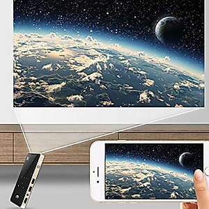 WDSD Mini Portable DLP Android Projector, Home Theater Support 4K Mobile Phone ( Size : 8GB )