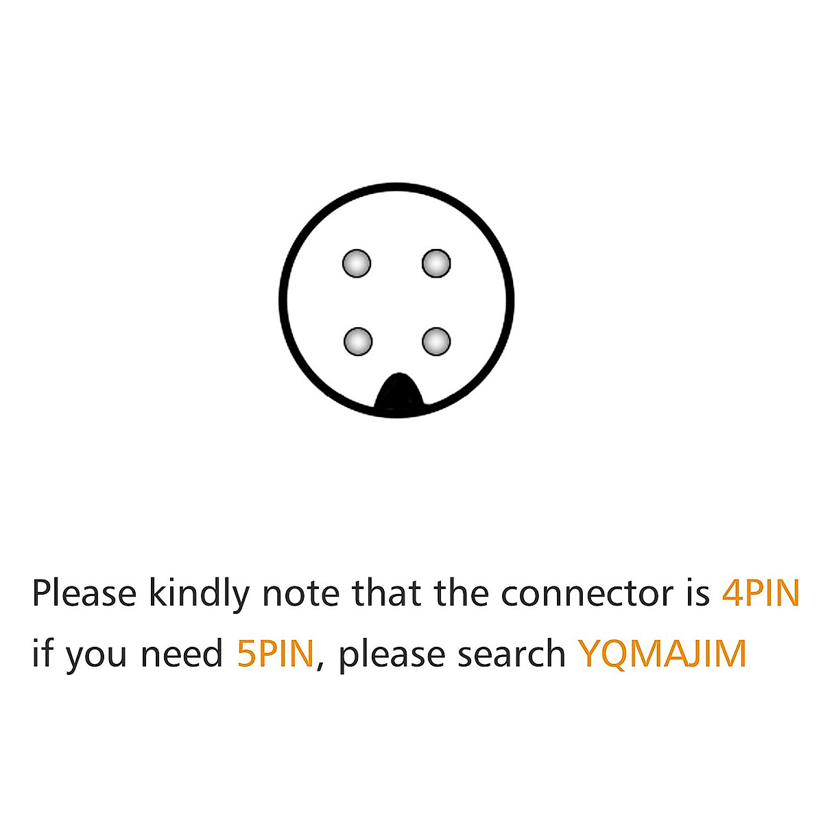 4 Pin Dash Cam Cable,29.5 Ft 4 Pin to 2.5mm Male Back Up Camera Cable,Dash Cam Reverse Camera Mirror Camera Cable with Trigger Cable,Fit for Pickup Truck Trailer SUV RV