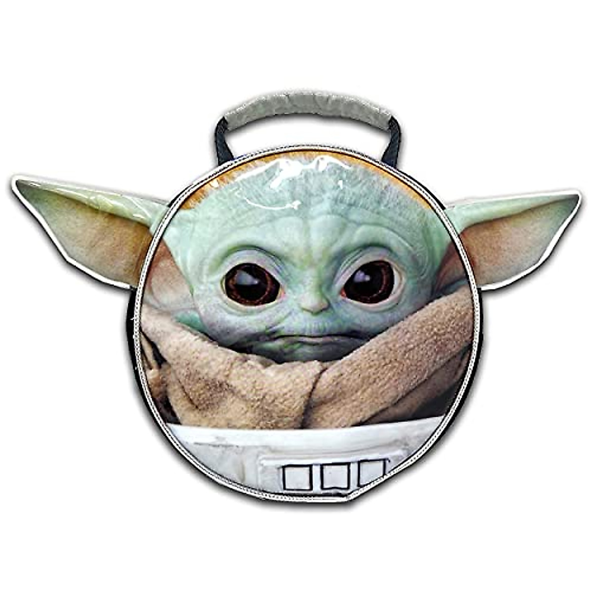 Disney Baby Yoda Backpack with Lunch Box Set - Bundle with 15" Baby Yoda School Backpack, Baby Yoda Lunch Box, Stickers, More | Baby Yoda The Child Backpack for Boys Girls