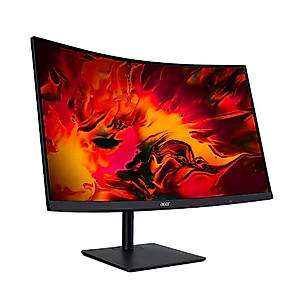 Acer Nitro XZ273U Pbmiiphx 27" 1000R Curved Zero-Frame WQHD (2560 x 1440) Gaming Monitor with AMD FreeSync Premium | Up to 170Hz | Up to 0.5ms | HDR 400 | 95% sRGB (Display Port 1.4 & 2 x HDMI Ports)