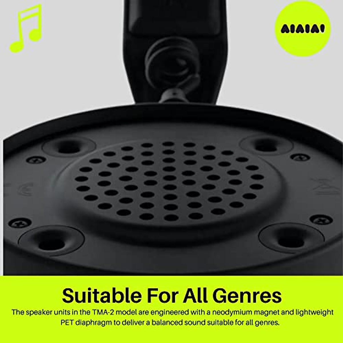 AIAIAI TMA-2 Move Wireless Headphones Bluetooth 5.0 - High Isolation - Balanced Sound Representation