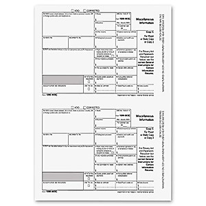 1099 MISC Forms 2023, 1099 MISC Laser Forms IRS Approved Designed for Quickbooks and Accounting Software 2023, 4 Part Tax Forms Kit, 25 Vendor Kit - Total 54 (105) Forms