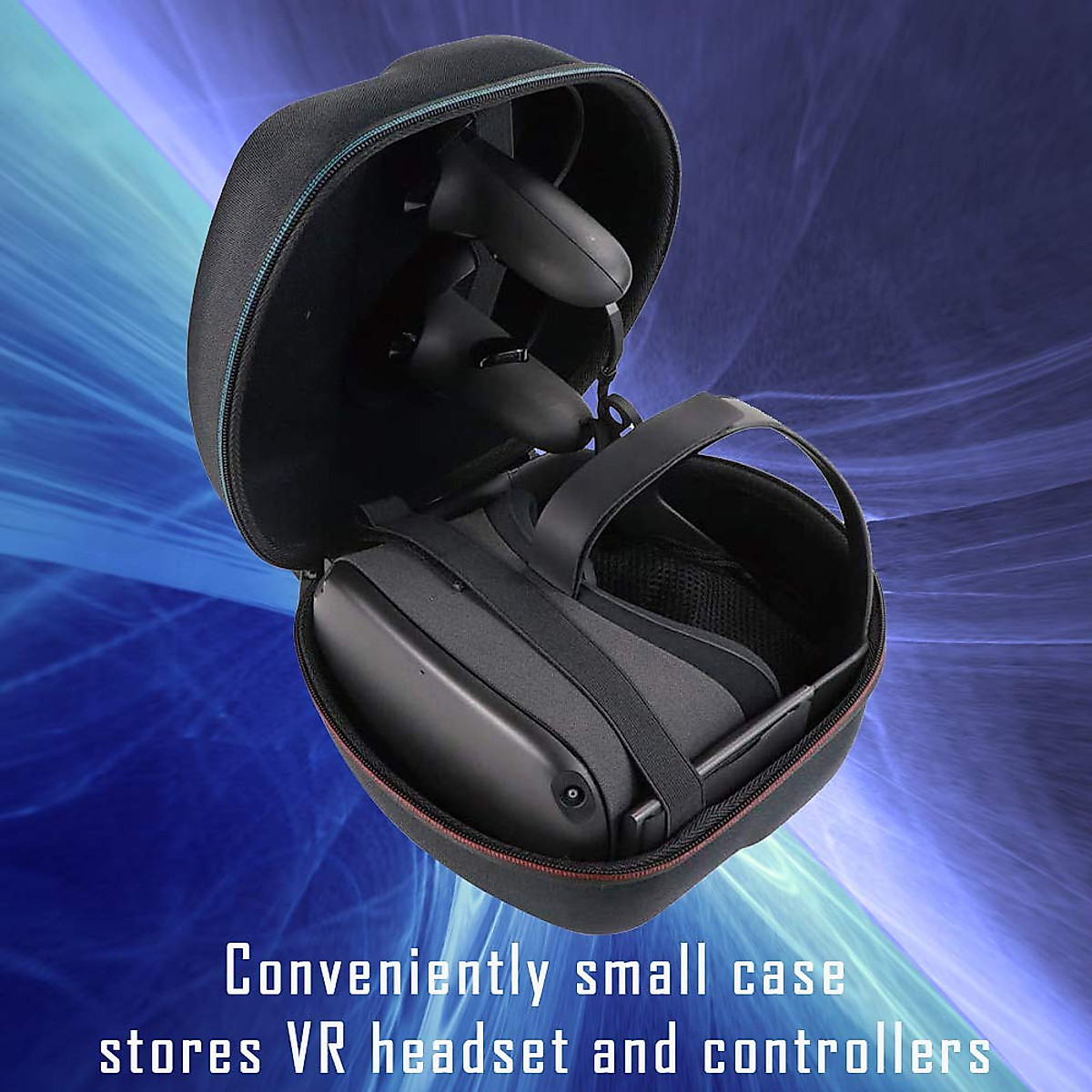 Deco Gear Compact All-In-One Hard Carrying Case for Oculus Quest 2 VR Headset and Controllers