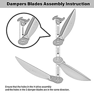 GARNETIN 22-1/2-Inch One-Touch Cleaning System Kit for Weber Charcoal Grills, 7444 Replacement Parts Grill Accessories for Weber Kettle Grills, Silver-USA Made