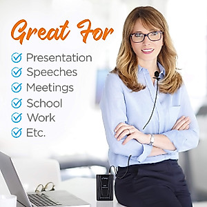 PYLE Lavalier, Headset Mics, Transmitter, Receiver-for PA, Karaoke Dj Party, Black, One Size (PDWM2140)