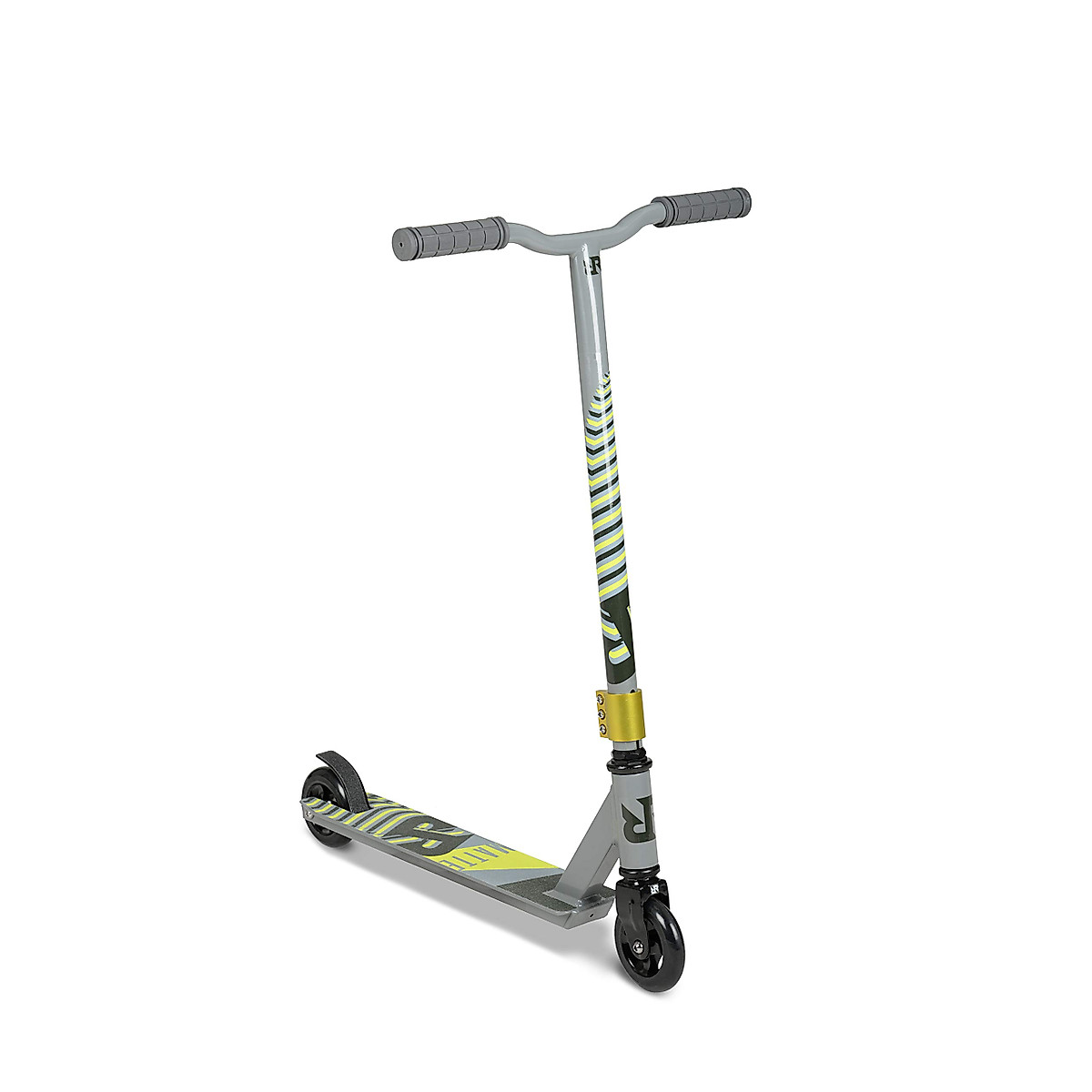 Riprail Matte Stunt Scooter Finished in Ghost Silver with Alloy Deck, Alloy Core Wheels and ABEC-9 Bearings