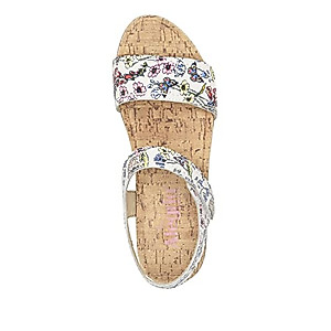 Alegria Women's Tamsyn Fine and Dandy Leather Platform Wedge Sandal 10.5-11 M US