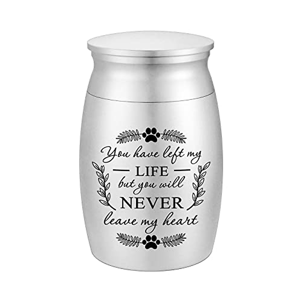 Small Urns for Dog Ashes 3 Inches Mini Pet Urn Aluminum Mini Keepsake Urn for Ashes Small Cremation Urn Ashes Holder for Dog Cat Ashes