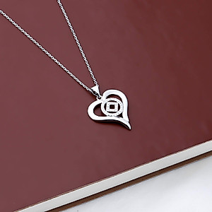 PLITI Sobriety Gift Addiction Recovery Gift Recovery AA Alcoholics Anonymous Birthday Gifts AA NA Rose Gold Necklace Gift Sobriety Jewelry Sponsor Gift (NA necklace silver)