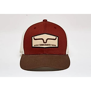 Kimes Ranch Unisex Replay Trucker Hat Embroidered Logo Hayseed Patch Adjustable Snapback One-Size Hat (Cotton,Apparel,Navy,mens,KimesRanch,REPLAY,1,1,1851614,Apparel,HAT,KimesRanch,OneSize,KimesRanch)