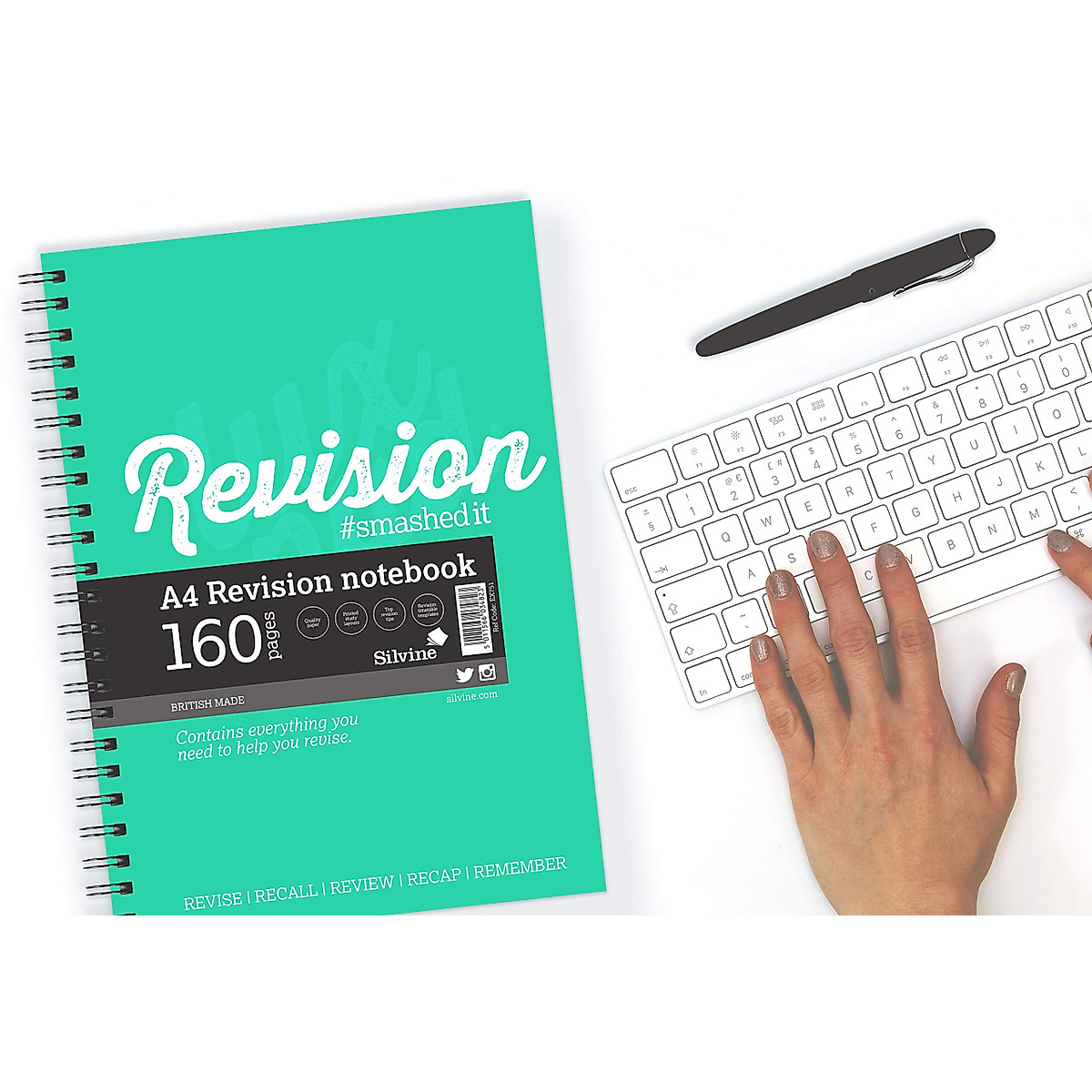 Silvine A4 Luxpad Revision Notebook Wirebound