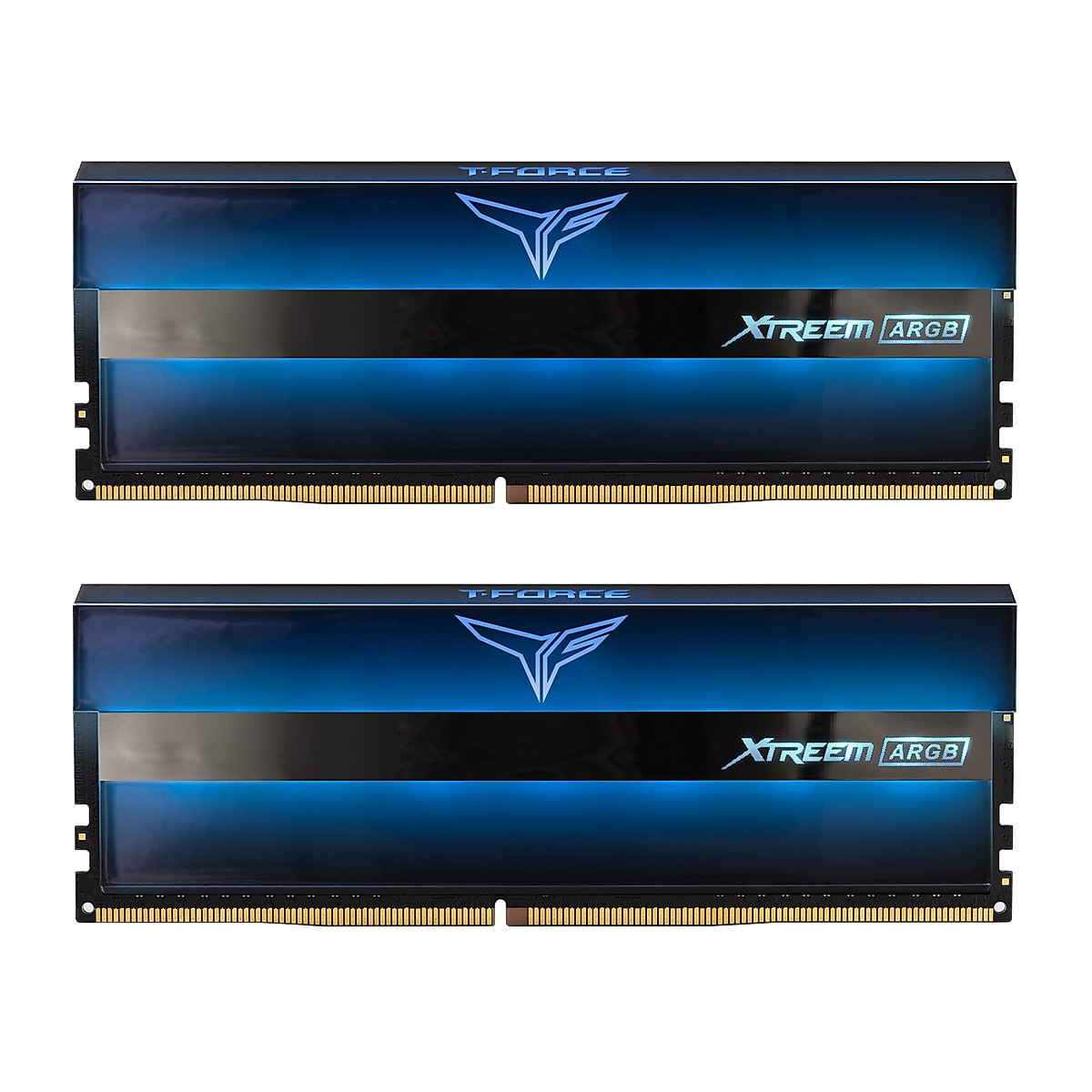 TEAMGROUP T-Force Xtreem ARGB 3600MHz CL18 32GB (2x16GB) PC4-28800 Dual Channel DDR4 DRAM Desktop Gaming Memory Ram (Blue) - TF10D432G3600HC18JDC01