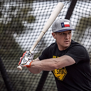 Easton Baseball Walk-Off Series Adult Batting Gloves, White Red, Small