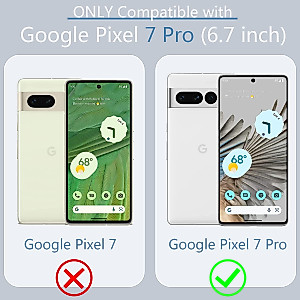 Fingic Pixel 7 Pro Case, Heavy Duty Protection, Sunflower Design, Yellow, for Google Pixel 7 Pro