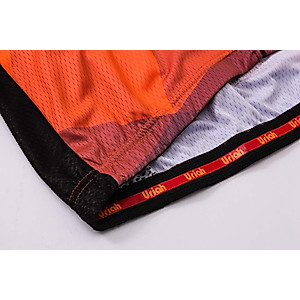 Uriah Men's Cycling Vest Reflective with Rear Zippered Bag Fluorescence Yellow Size XL