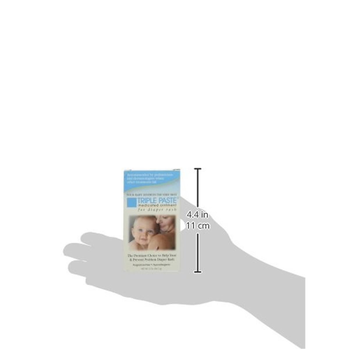 Triple Paste Medicated Ointment for Diaper Rash, 2 Ounce