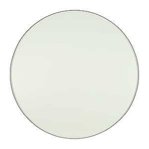 32" Round Tempered Clear Glass Table Top - 3/8" Thick with Flat Polish Edge