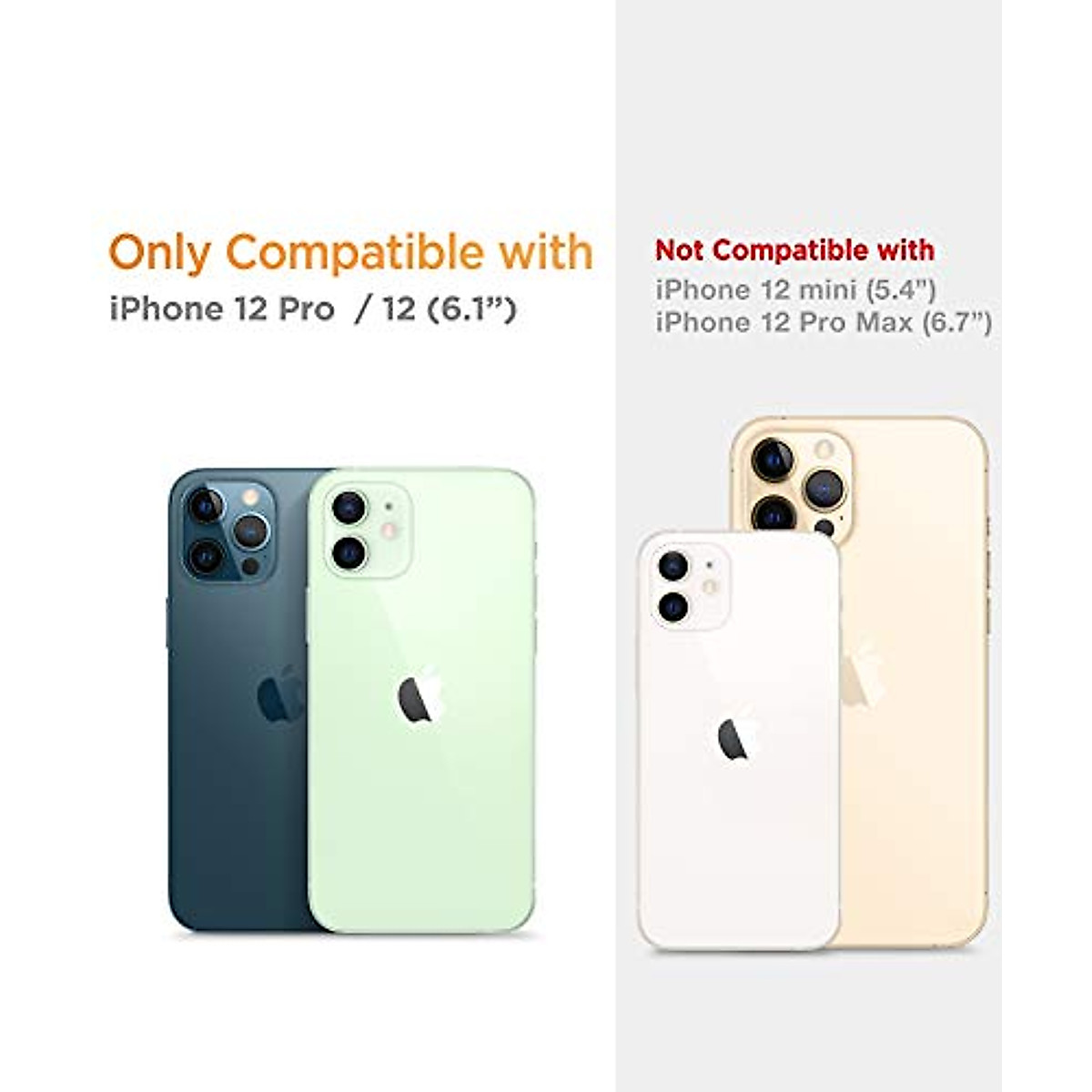 GVIEWIN for iPhone 12 Case and iPhone 12 Pro Case with Screen Protector + Camera Lens Protector, Clear Floral Flexible TPU Shockproof Women Girls Flower Pattern Phone Case 6.1"(Abundant Blossom/White)