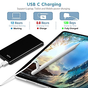 Stylus Pencil for iPad 10th Generation with Tilt Sensitive Magnetic Design Compatible with 2018 and Later Model Apple iPad 9th/8th Gen,iPad Pro 11/12.9 Inch,iPad Mini 5th/6th,iPad Air 5th/4th/3rd Gen