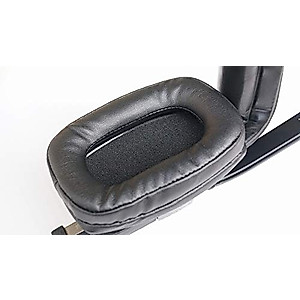 V-MOTA Earpads Compatible with Beyerdynamic DT100 DT109 DT150 DT190 DT-100 DT-109 DT-150 DT-190 Headset 1 Pair (Leather Cover) Cushion Leather Cover Repair Parts