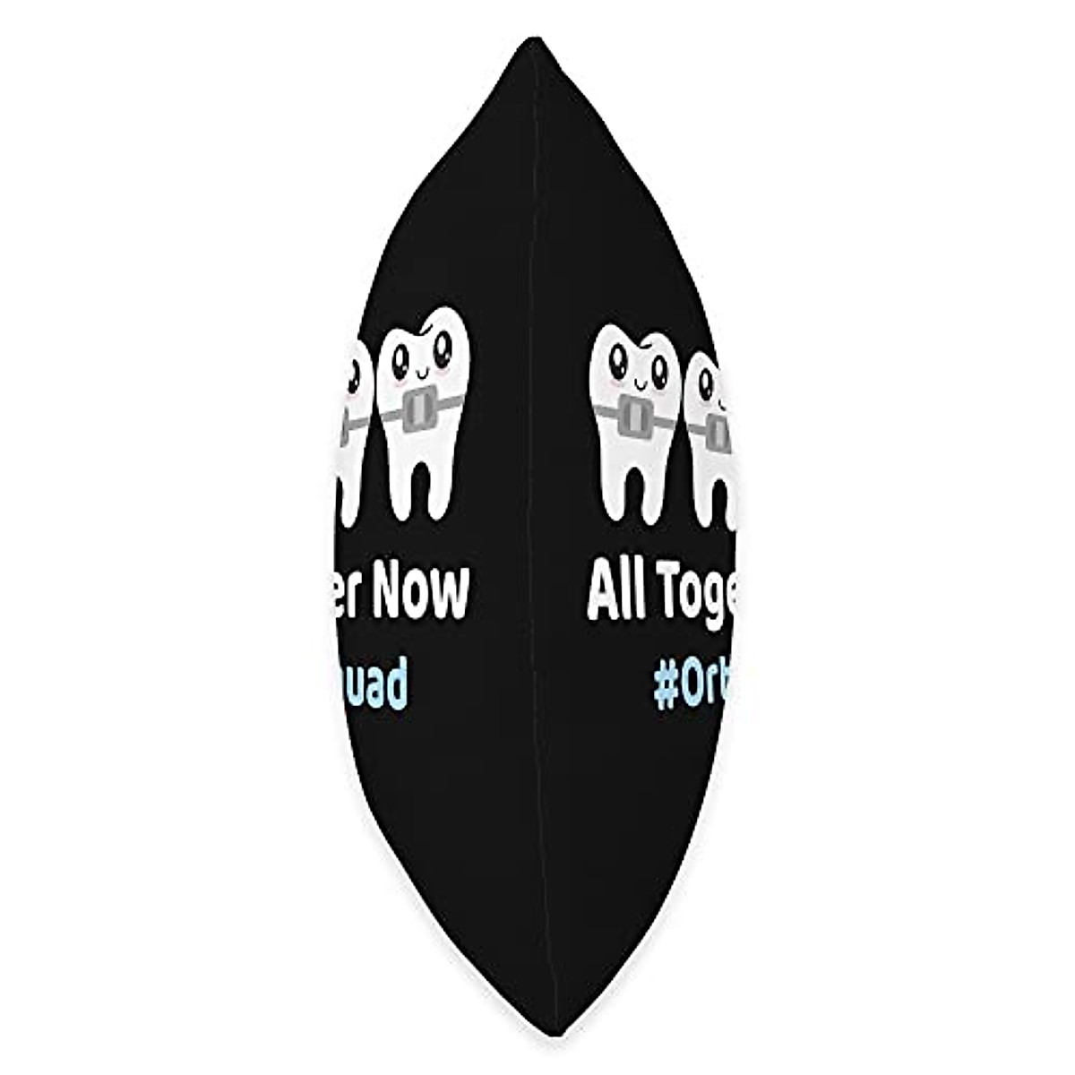 Jade & Harlow Orthodontist Office Staff/All Together Now Ortho Squad Throw Pillow, 16x16, Multicolor