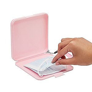 Portable Face Covering Carrying Case, Organizer Container for Storage (6 Pack)