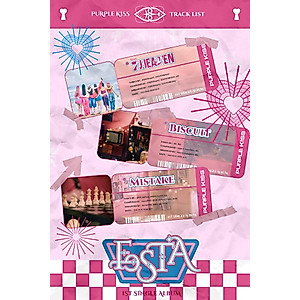 PURPLE KISS FESTA 1st Single Album Standard Version Mini CD+96p PhotoBook+1p Lyrics Pop-Up Card+1p Polaroid+1ea Ticket+1p Hologram Card+2p PhotoCard+1ea Frame