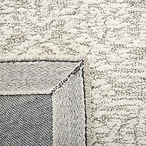 Safavieh Metro Collection 11' x 15' Natural/Ivory MET998A Handmade Contemporary Wool Living Room Dining Bedroom Area Rug