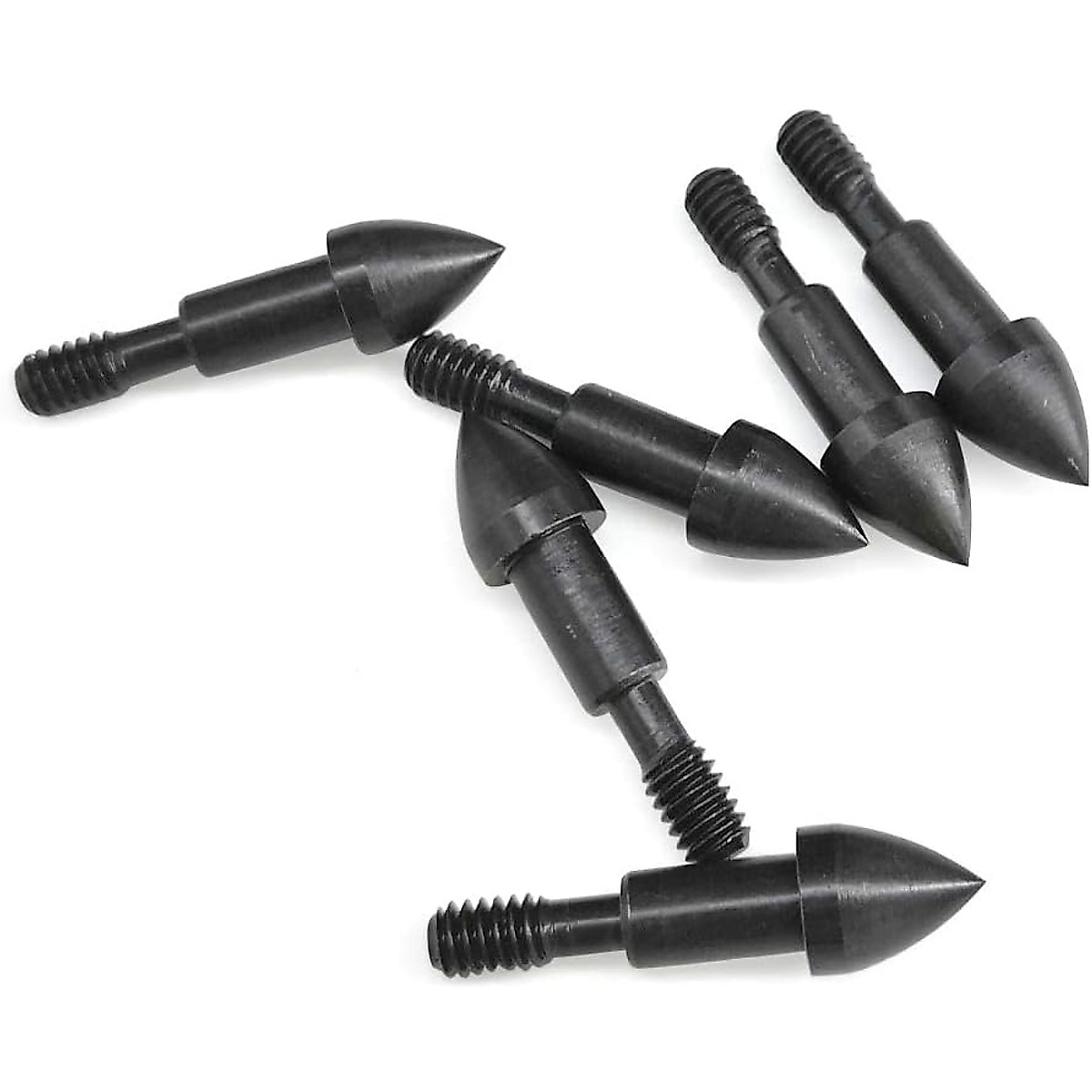 ZSHJGJR Archery Arrow Field Points 60 Grain Bullet Point Arrow Tips Screw in Broadheads for Hunting Shooting Partice 12/24 Pieces (12Pieces)