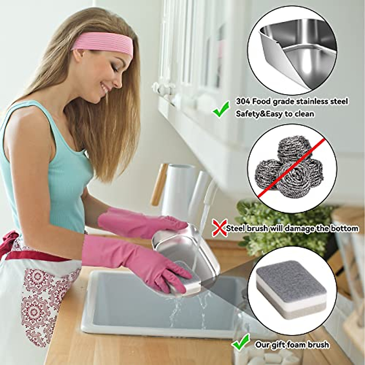 Sitlais Electric Lunch Box Food Heater for Work - 12V/24V/110-220V Food Warmer for Car Truck Outdoor with 2 Packs Stainless Steel Containers Potable Heating lunch Box for Adults Men Camping