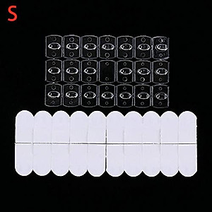 Yiexson Transparent Strong Self Adhesive Door Wall Hangers Kitchen Removable Hook Seemless G9F6 Adhesive Clamp Cable Bathroom Rack Hook