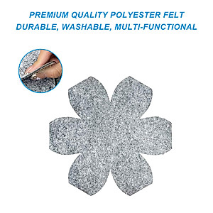 Pot and Pan Protectors, 6 Pack Pan Protectors in 3 Sizes, Pot Separator for Stacking, Anti-Slip Pan/Pot Dividers to Avoid Stratching or Marring, Protecting Pads for Glass/Ceramic Plates and Cookwares