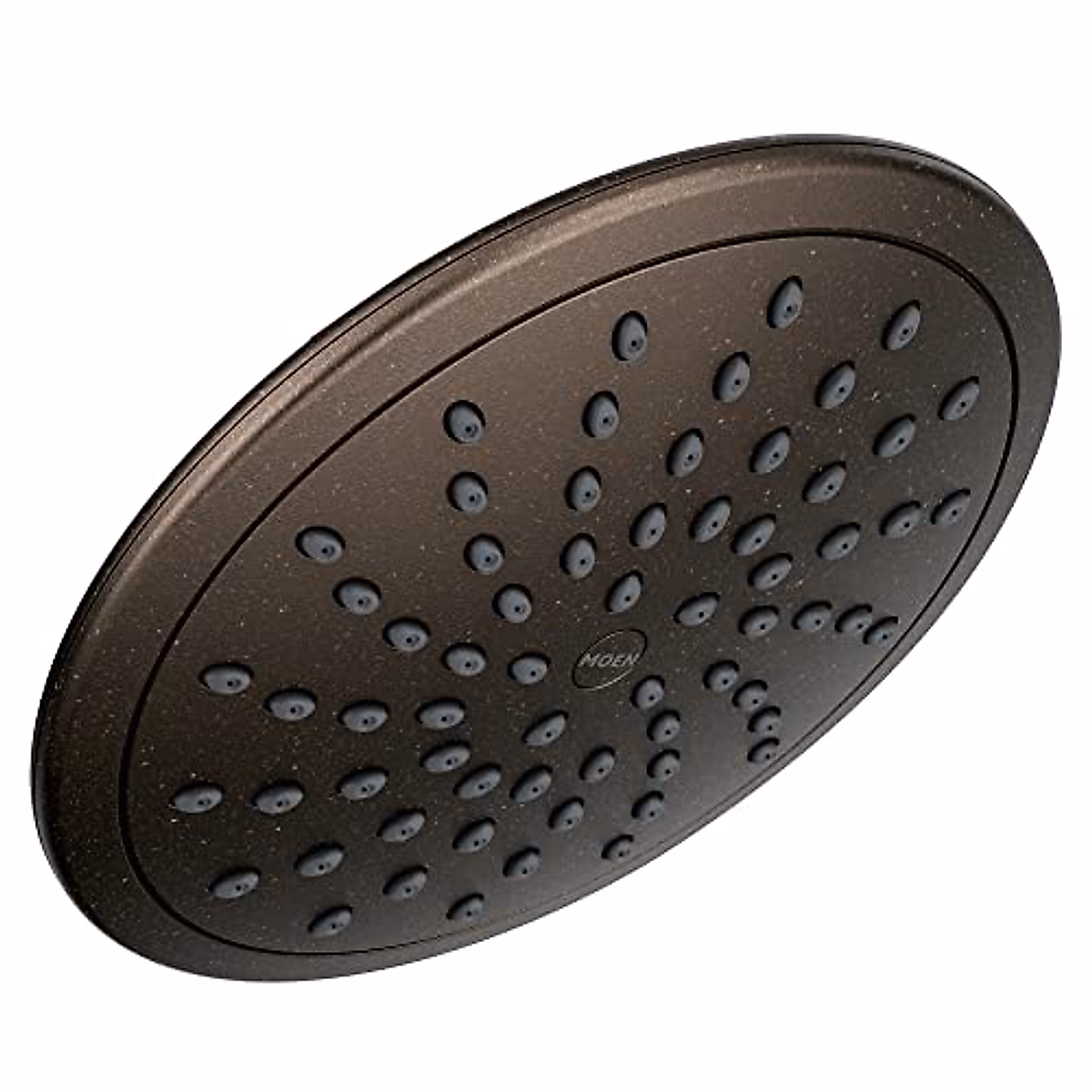 Moen Oil Rubbed Bronze Bathroom Rain Showerhead, 8-inch Wide Fixed Rainfall Shower Head, 6345ORB
