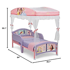 Delta Children Canopy Toddler Bed, Disney Princess