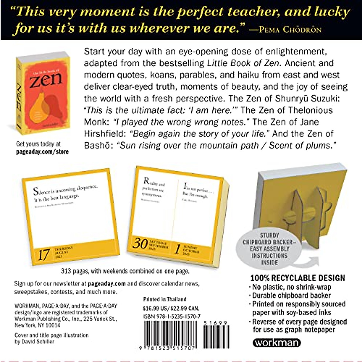 A Year of Zen Page-A-Day Calendar 2023: Sayings, Parables, Meditations & Haiku for 2023