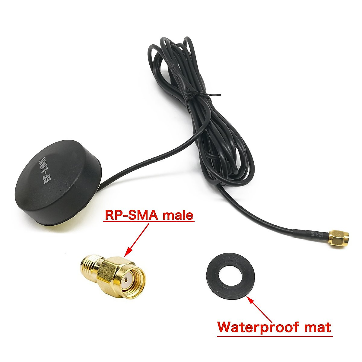 2.4G 5G 5.8 GHz WiFi Antenna Outdoor Mini Omni-Directional Dual Band 2dBi Screw-Mount Waterproof Antenna for Wireless Systems