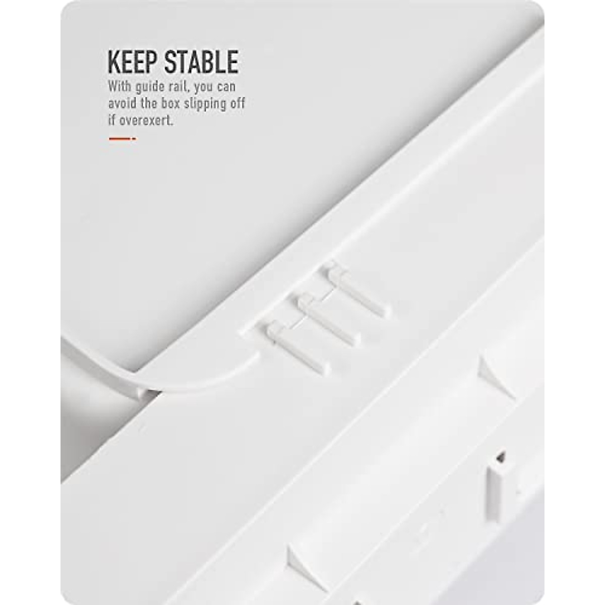 Baffect 2 pcs Under Sink Organizers Pull Out Cabinet Organizer Slide Out Plastic Storage Drawers Sliding Basket for Kitchen Bathroom Undersink (White)